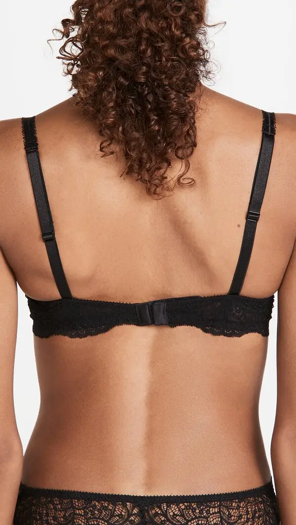 JOURNELLE Allegra Balconette Bra - Black