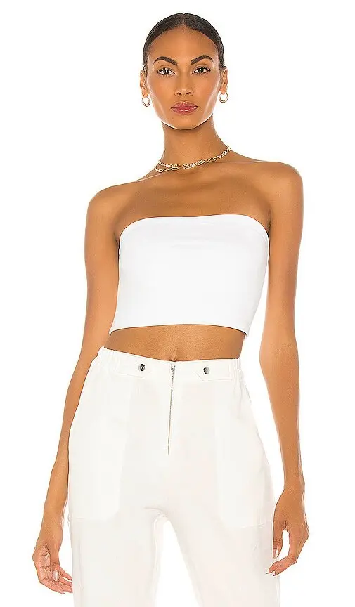 Susana Monaco Strapless Cropped Top
