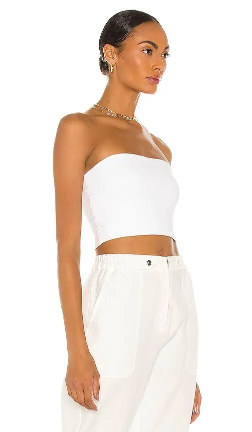 Susana Monaco Strapless Cropped Top