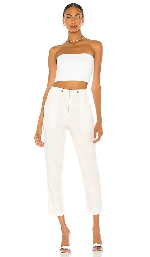 Susana Monaco Strapless Cropped Top