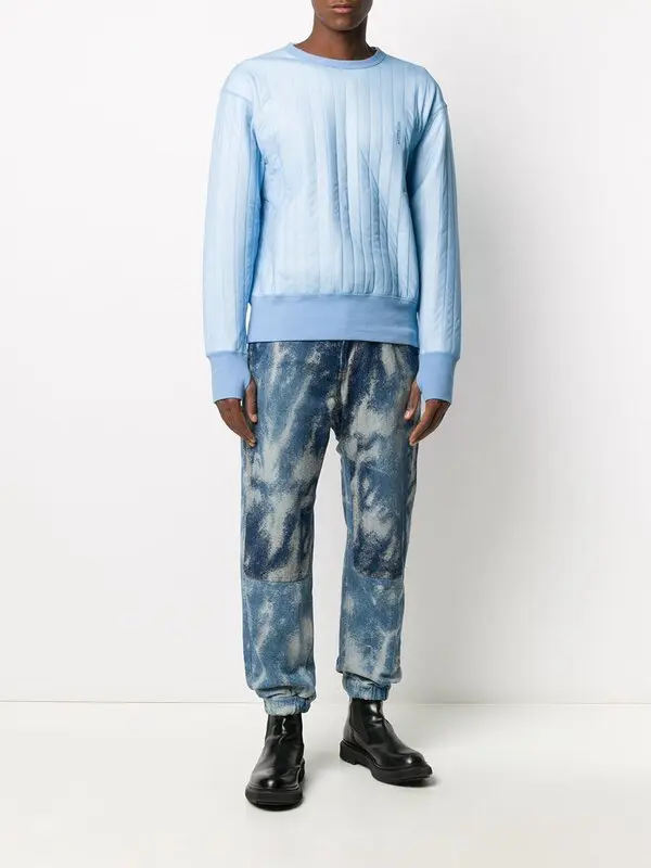 AMBUSH Acid Wash Denim Track Pants