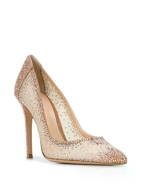 GIANVITO ROSSI Rania 105mm Pumps - Pink