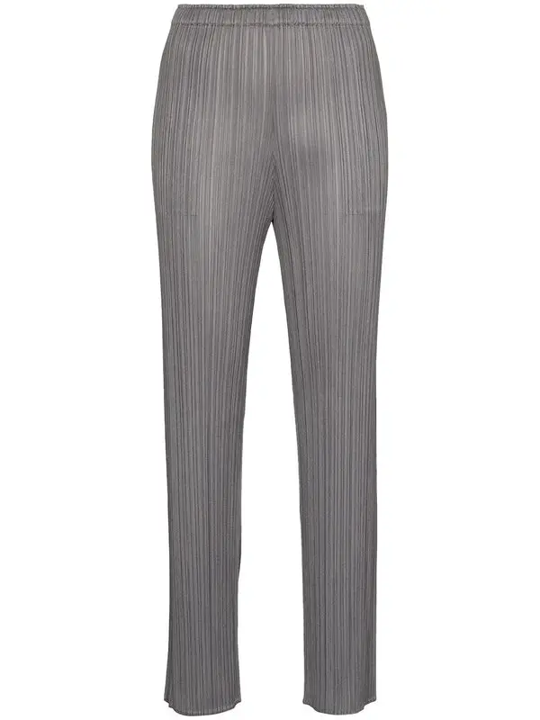 Issey Miyake Plissé Cropped Trousers