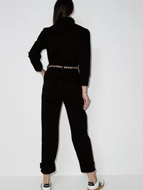 Stella McCartney Denim Logo Jumpsuit