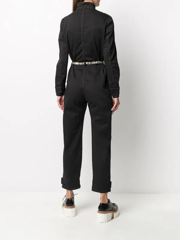 Stella McCartney Denim Logo Jumpsuit