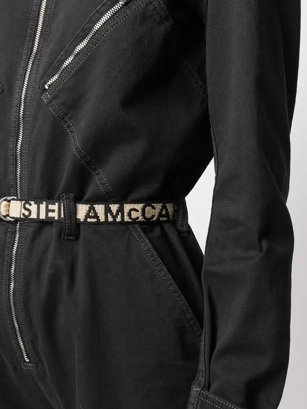 Stella McCartney Denim Logo Jumpsuit