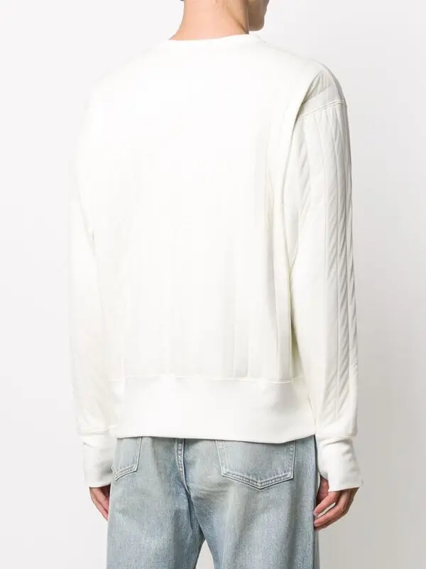 AMBUSH Drop Shoulder Padded Sweatshirt - White