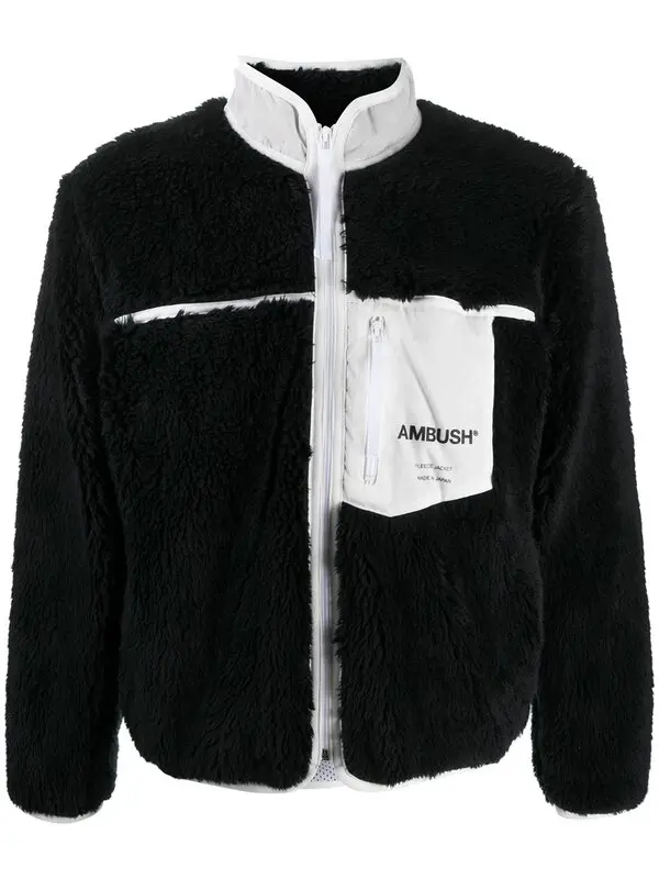 AMBUSH Logo-print Fleece Jacket