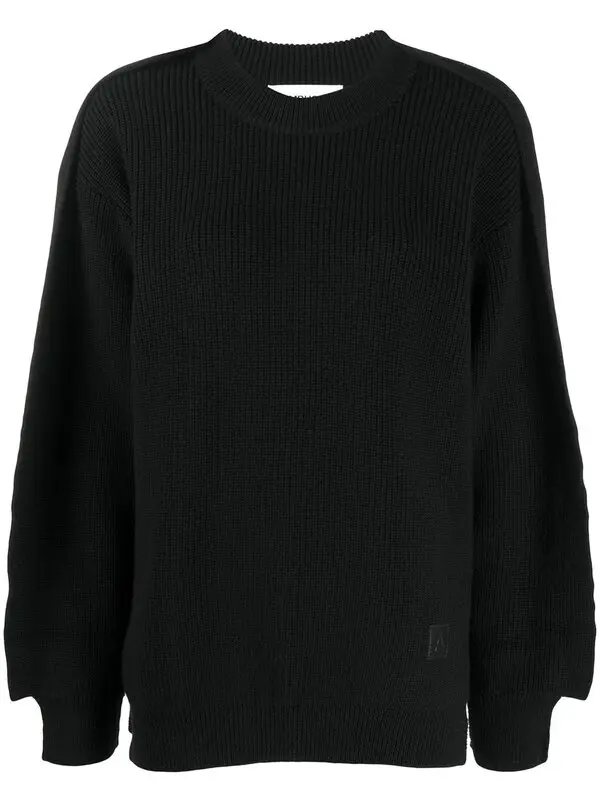 AMBUSH Ribbed Knit Jumper - Black