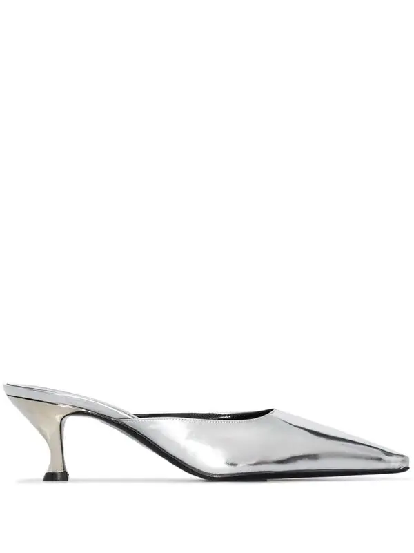 Kwaidan Editions Metallic 65mm Pointed-toe Mules