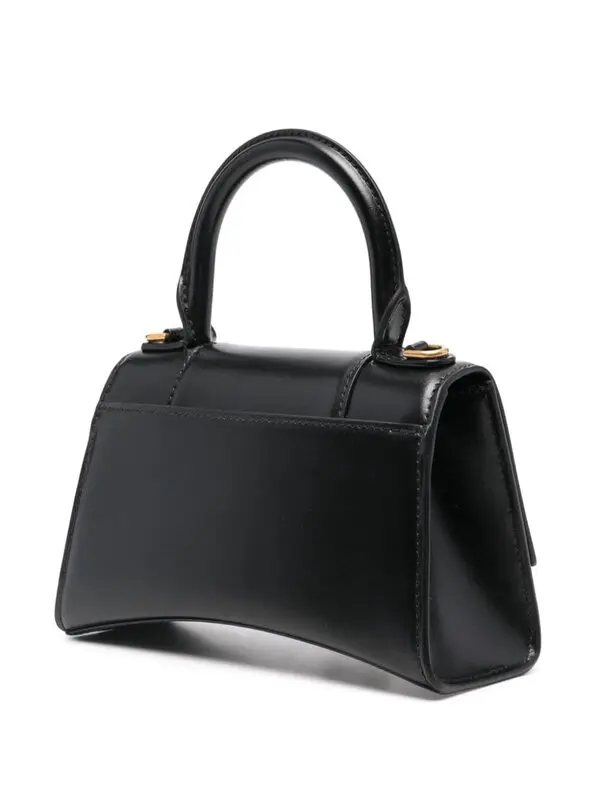 Balenciaga Hourglass Xs Top-handle Bag - Black