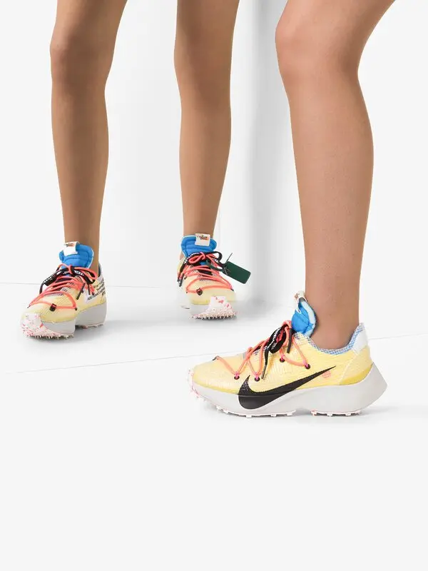 Nike X Off White Zoom Vapor Street Tour Sneakers - Yellow