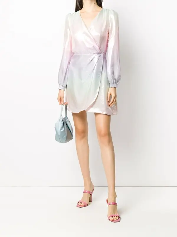 sachin and babi light blue dress Alice + Olivia x Lola Schnabel Katia Maxi Dress