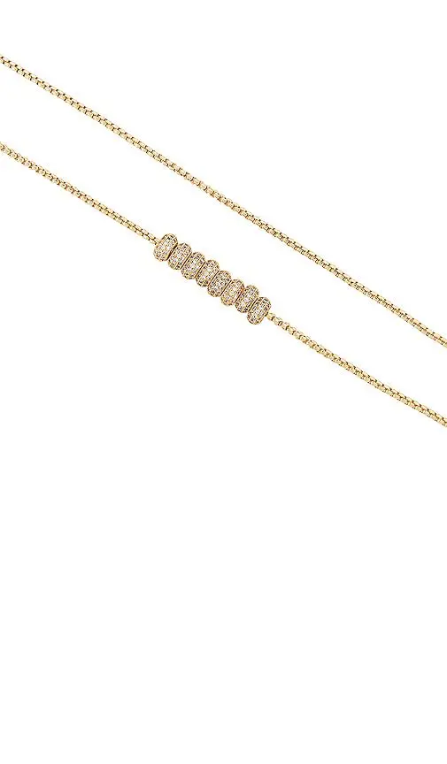 Ettika Crystal Bead Waist Belt