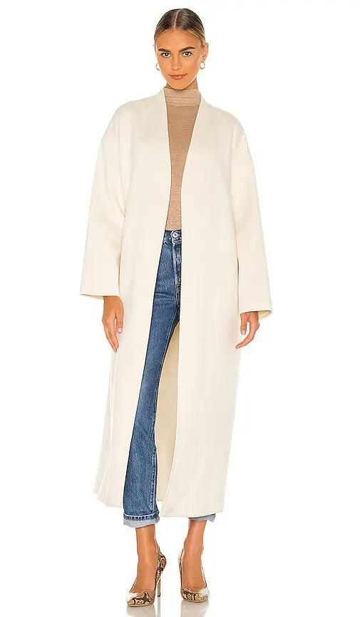 ANINE BING Hunter Coat In Ivory