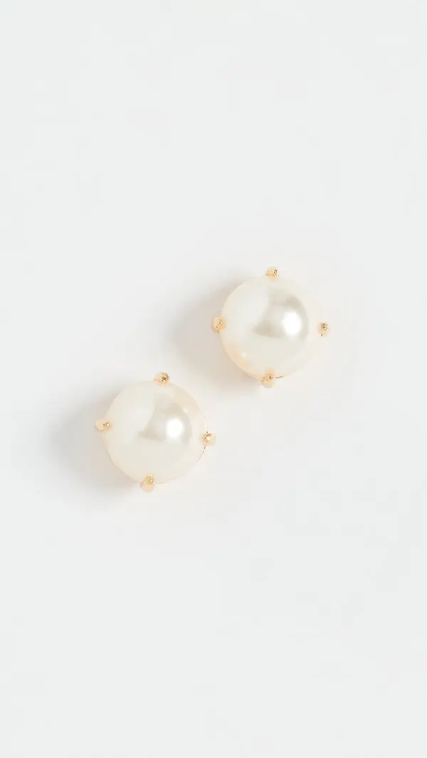 Lele Sadoughi Imitation Pearl Stud Earrings
