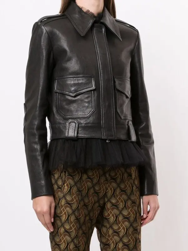 Khaite - KHAITE The Cordelia Leather Jacket