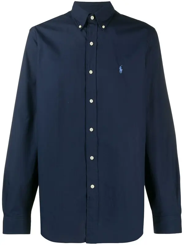 Polo Ralph Lauren Button-down Cotton Shirt - Blue