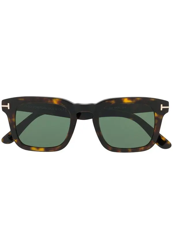 TOM FORD Tortoiseshell Square-frame Sunglasses