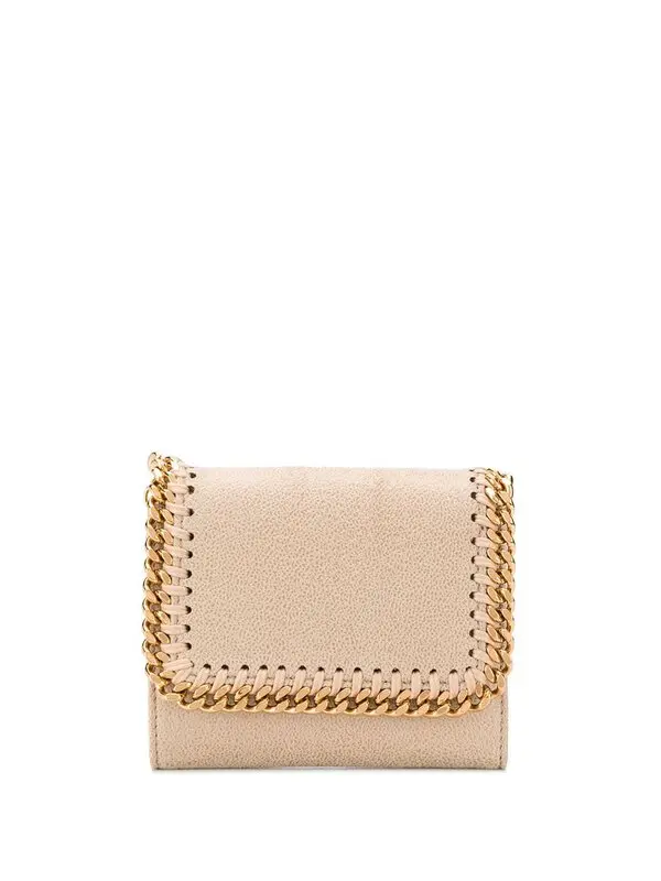 Stella McCartney Small Falabella Wallet - Neutrals