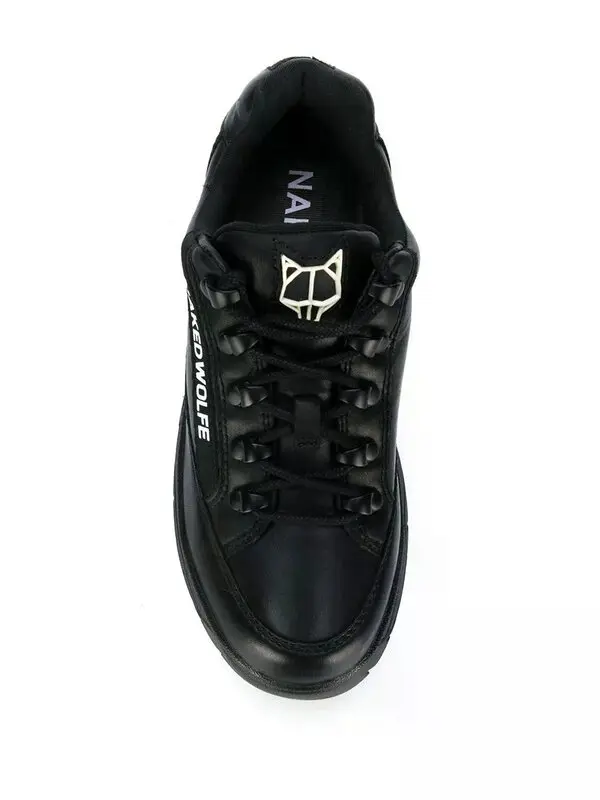 NAKED WOLFE Platform Low-top Sneakers - Black