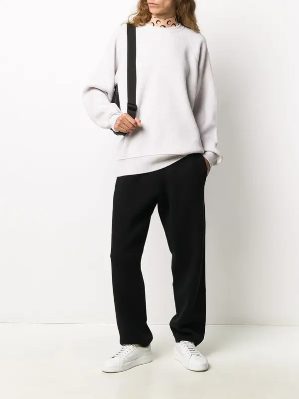 BARRIE Wide-leg Trousers - Black