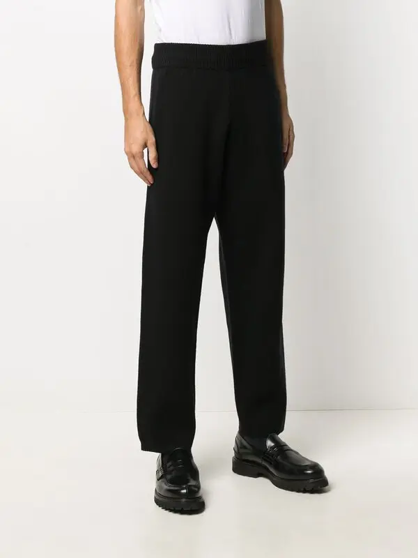 BARRIE Wide-leg Trousers - Black