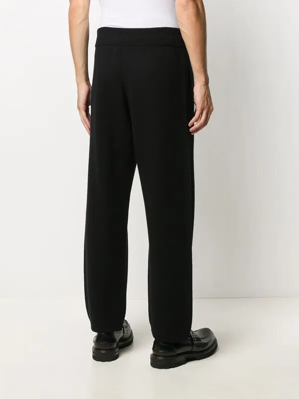 BARRIE Wide-leg Trousers - Black