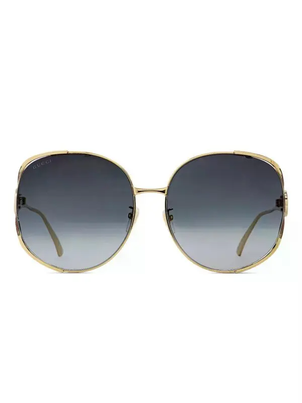 Gucci Round-frame Sunglasses - Gold