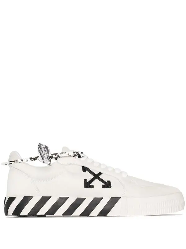 Off-White Off- Pony Vulcanized Low-top Sneakers