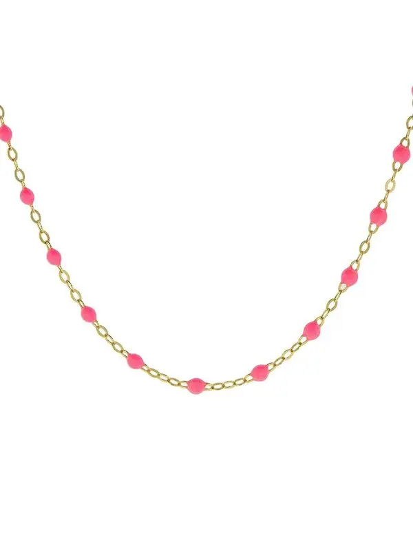 Gigi Clozeau 18kt Yellow Gigi Beaded Necklace - Gold