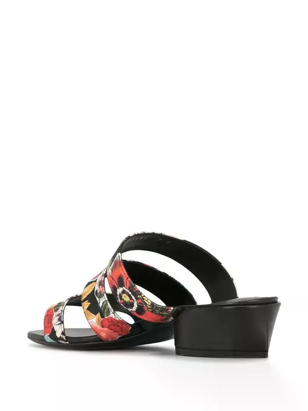 FERRAGAMO Floral Print Sandals