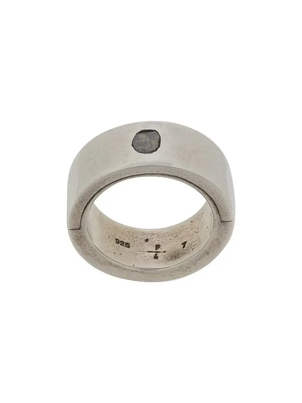 PARTS OF FOUR Sistema Band Ring - Silver
