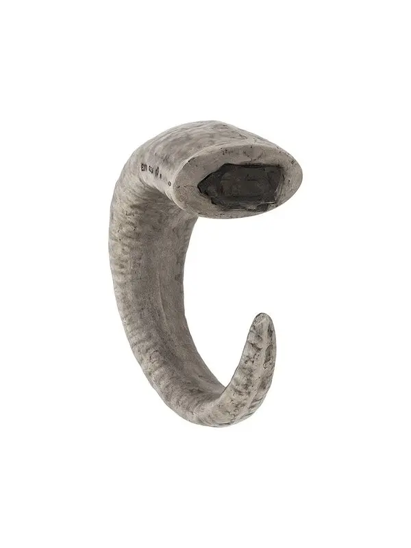 PARTS OF FOUR Giant Horn Bracelet - Silver