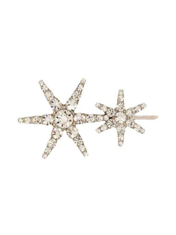 JENNIFER BEHR Venus Embellished Bobby Pin - Silver