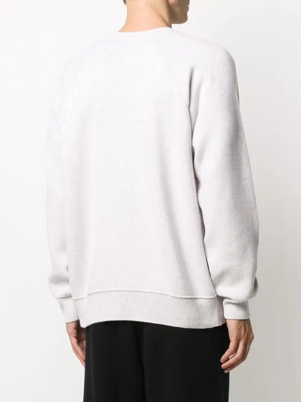 BARRIE Ideal Rib-trimmed Jumper - White