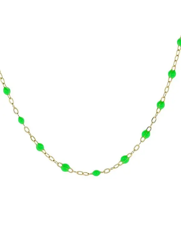 Gigi Clozeau 18kt Yellow Gigi Beaded Necklace - Gold