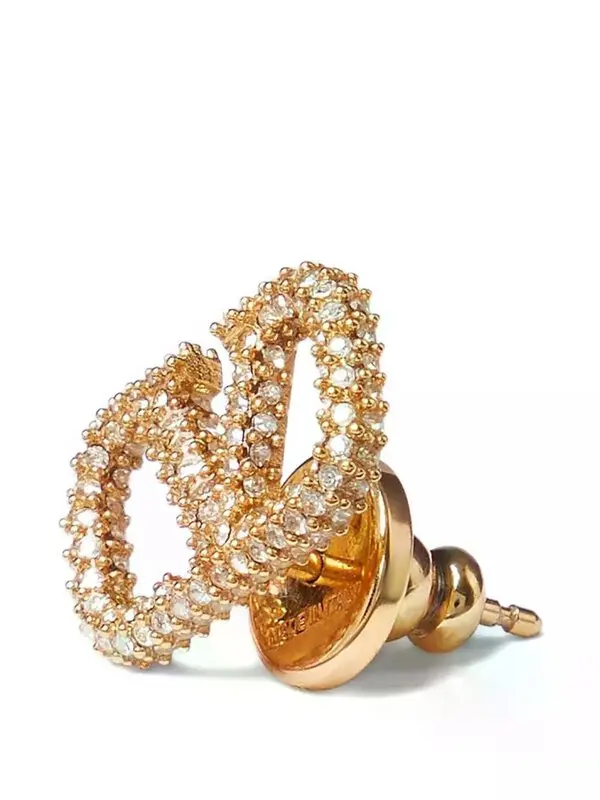 Valentino Garavani Vlogo Signature Stud Earrings - Gold