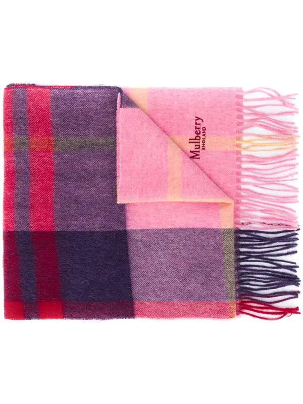 Mulberry Small Check Scarf