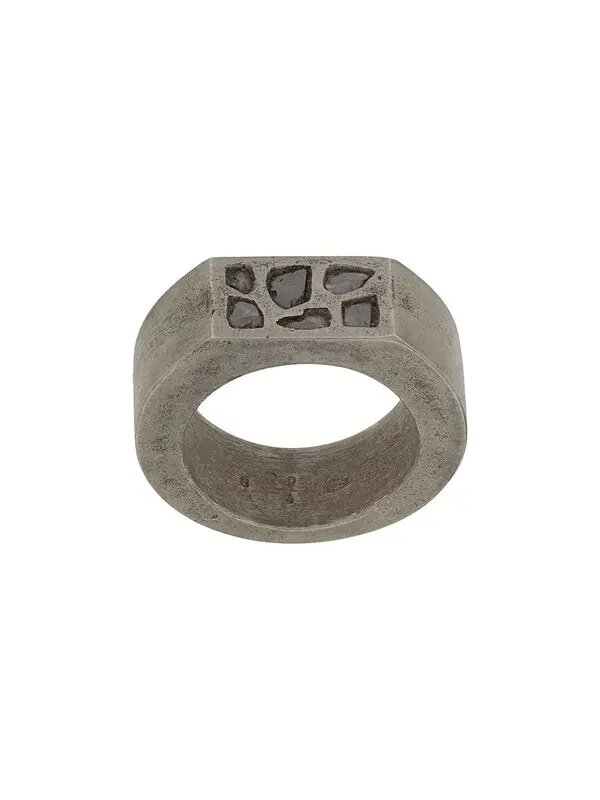 PARTS OF FOUR Crescent Plane Ring - Silver