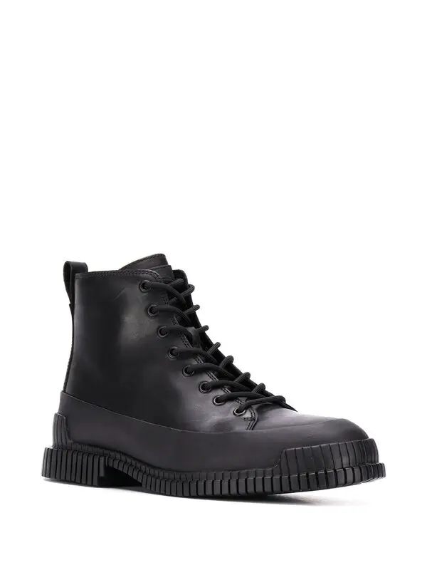 Camper Pix Lace-up Boots - Black