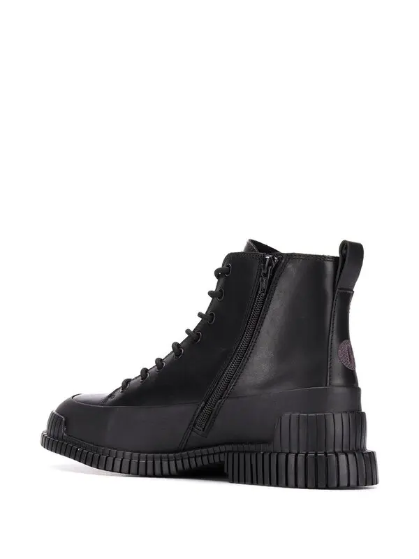 Camper Pix Lace-up Boots - Black