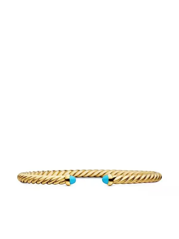 David Yurman 18kt Yellow Cablespira Bracelet - Gold