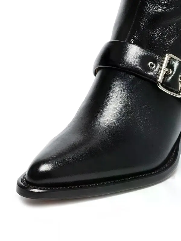 Chloé Over The Knee 80 Leather Boots