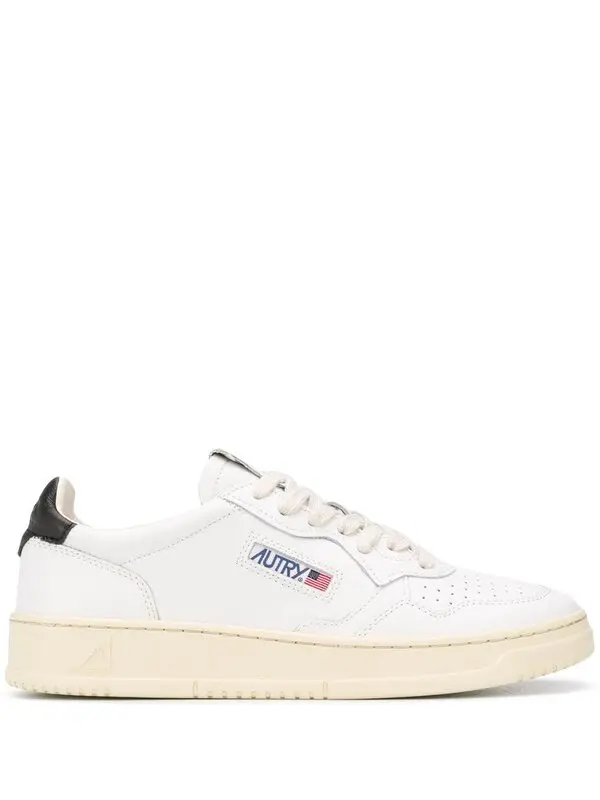 AUTRY Medalist Leather Sneakers - White