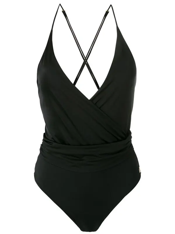 BRIGITTE Tati Wrap One-piece - Black