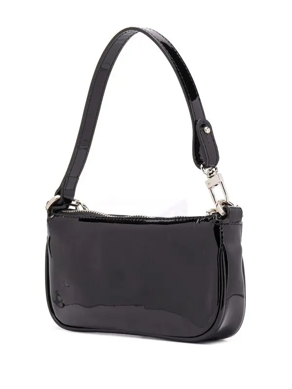 By Far Chain Strap Shoulder Bag - Black