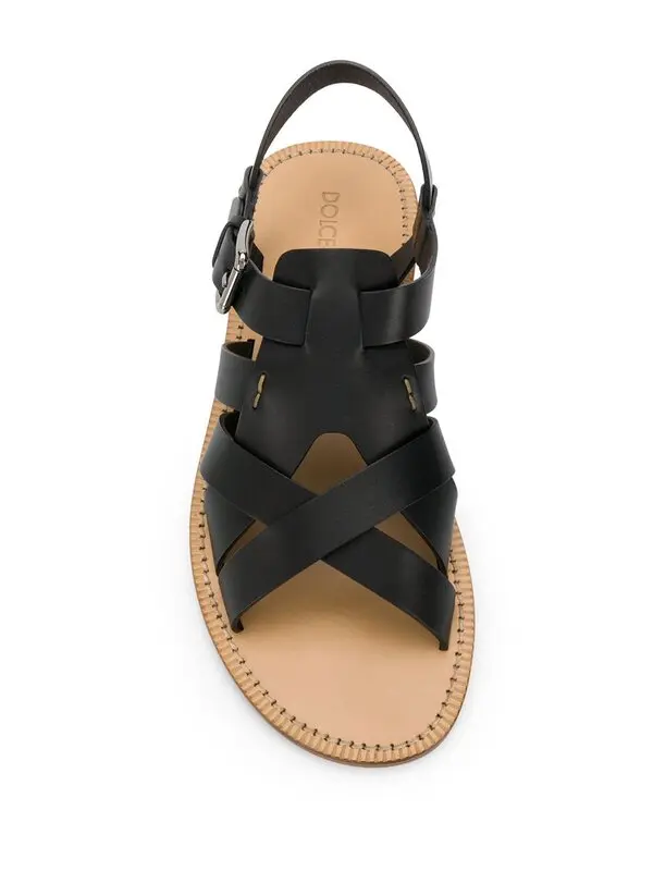 Dolce & Gabbana Strappy Flat Sandals