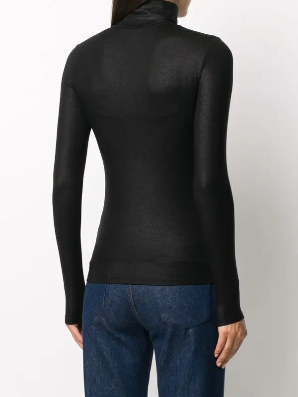 Majestic Filatures Turtle-neck Long Sleeve Top