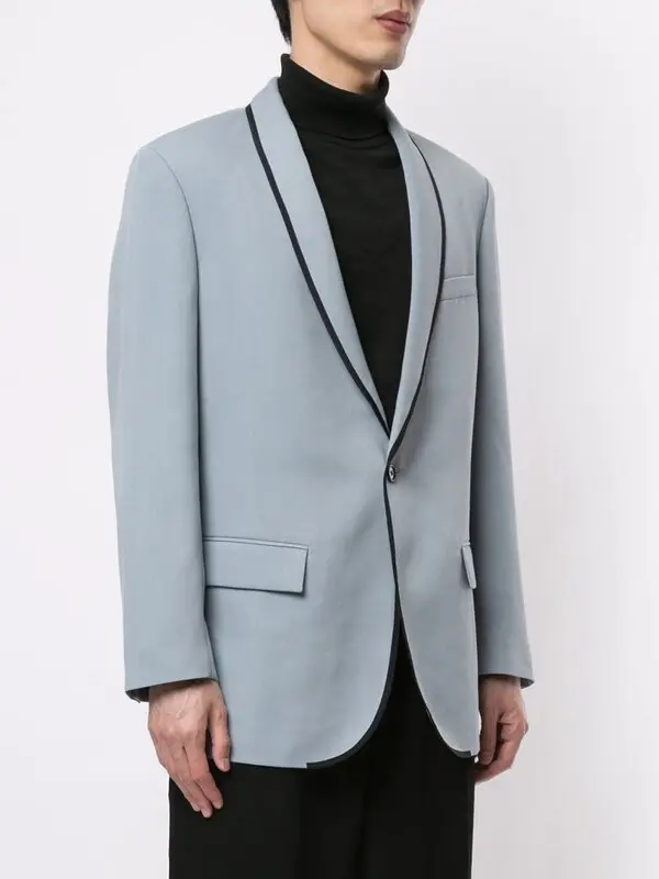 PORTS V Shawl-lapel Single-breasted Blazer